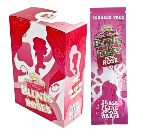 Royal Blunts | Blunts & Roses 2 Rose Petal Infused Wraps (2 per pack ...