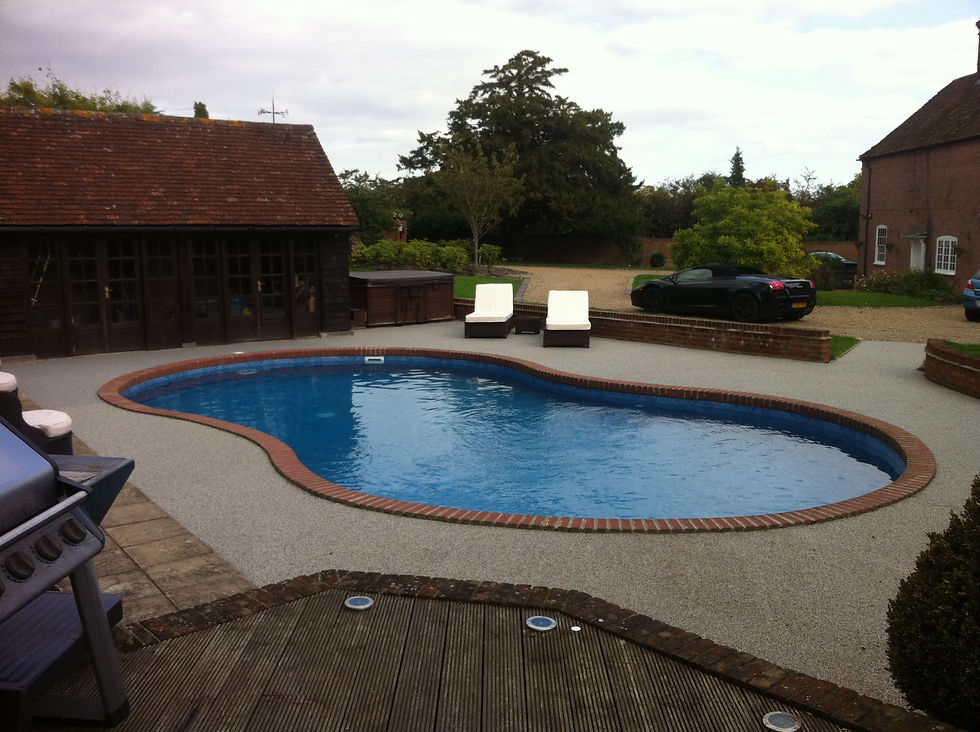 Resin Pool Surrounds | TJ Surfacing Ltd