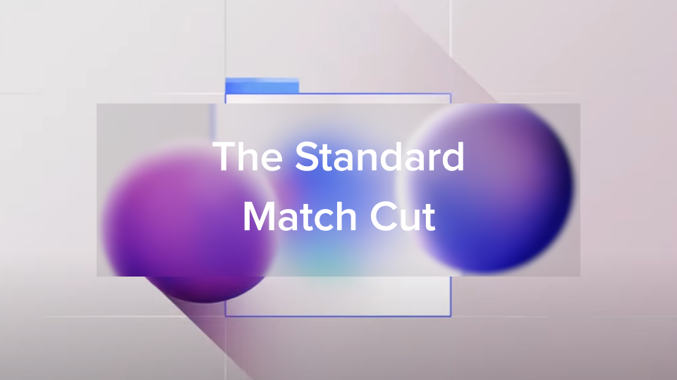 The standard match cut