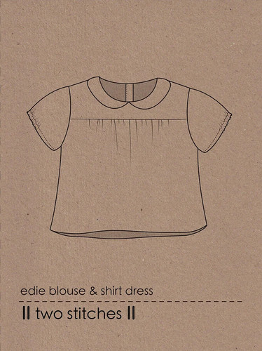 Two Stitches - Edie Blouse and Shirt Dress Childrens Sewing Pattern ...