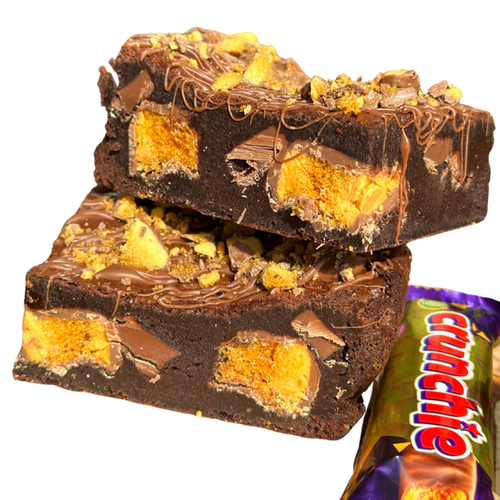 crunchie brownie box | oink bakes
