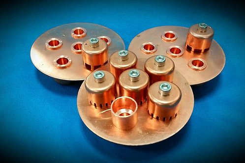 4" Bubble Plate - 1 plate | coldspringscopper