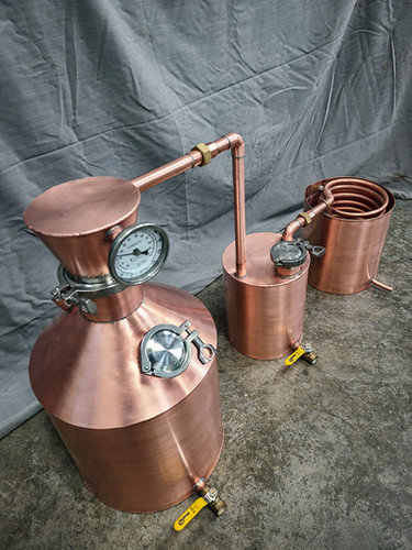 SALE-10 Gallon Triclamp Head Still | coldspringscopper