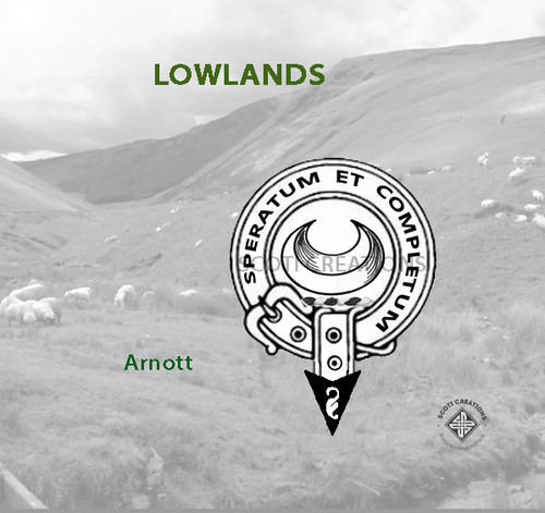 Clan Arnott Badge, Scottish Clan, Lowland Clan | Scoti Creations Llc