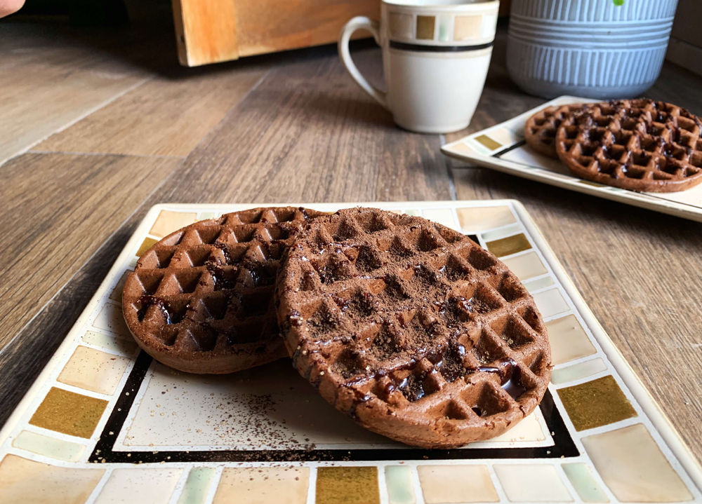 Mocha Ricotta Waffles (Keto & Gluten Free)