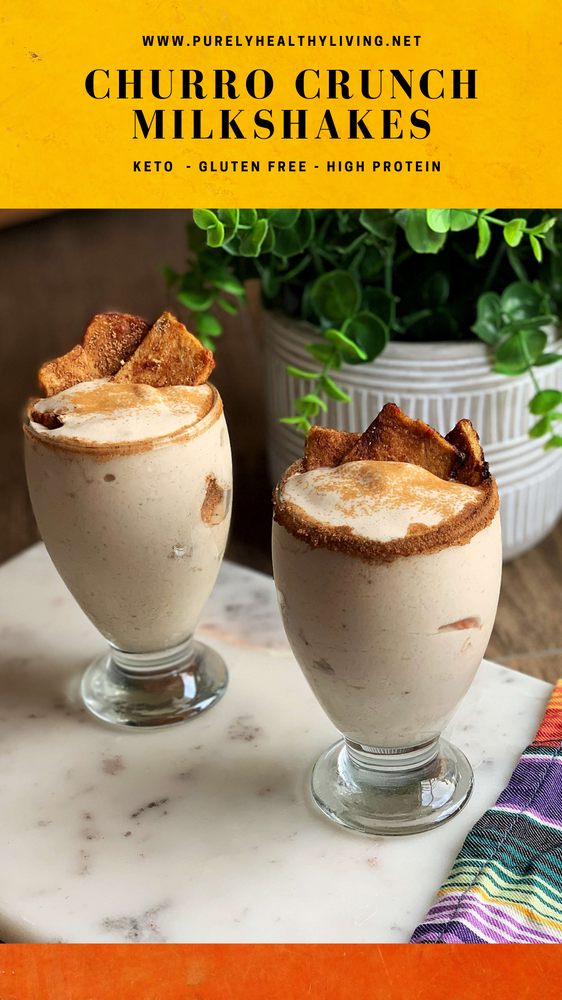 Churro Crunch Milkshakes (Keto & Gluten Free)
