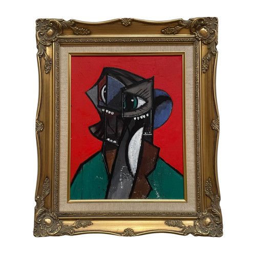 Woman with blue eye | JOHN WREN ART