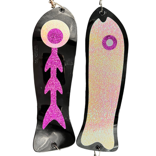 Raspberry Hyper Carbon Flasher | Triple Threat Lures