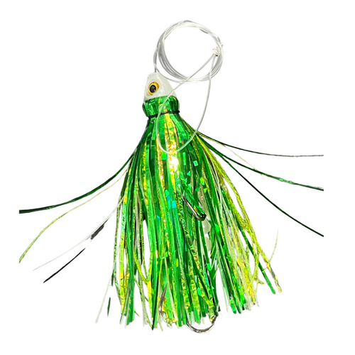 Dill Pickle Glow Rigged King Fly | Triple Threat Lures