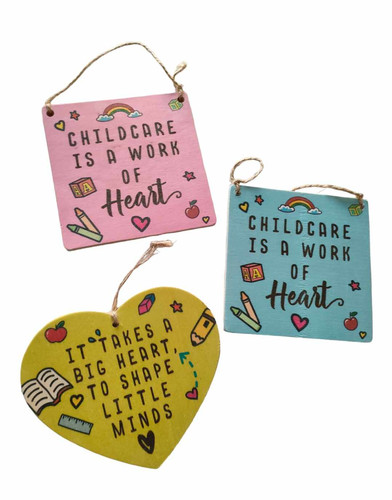 Wooden Childcare signs | TimeCreations