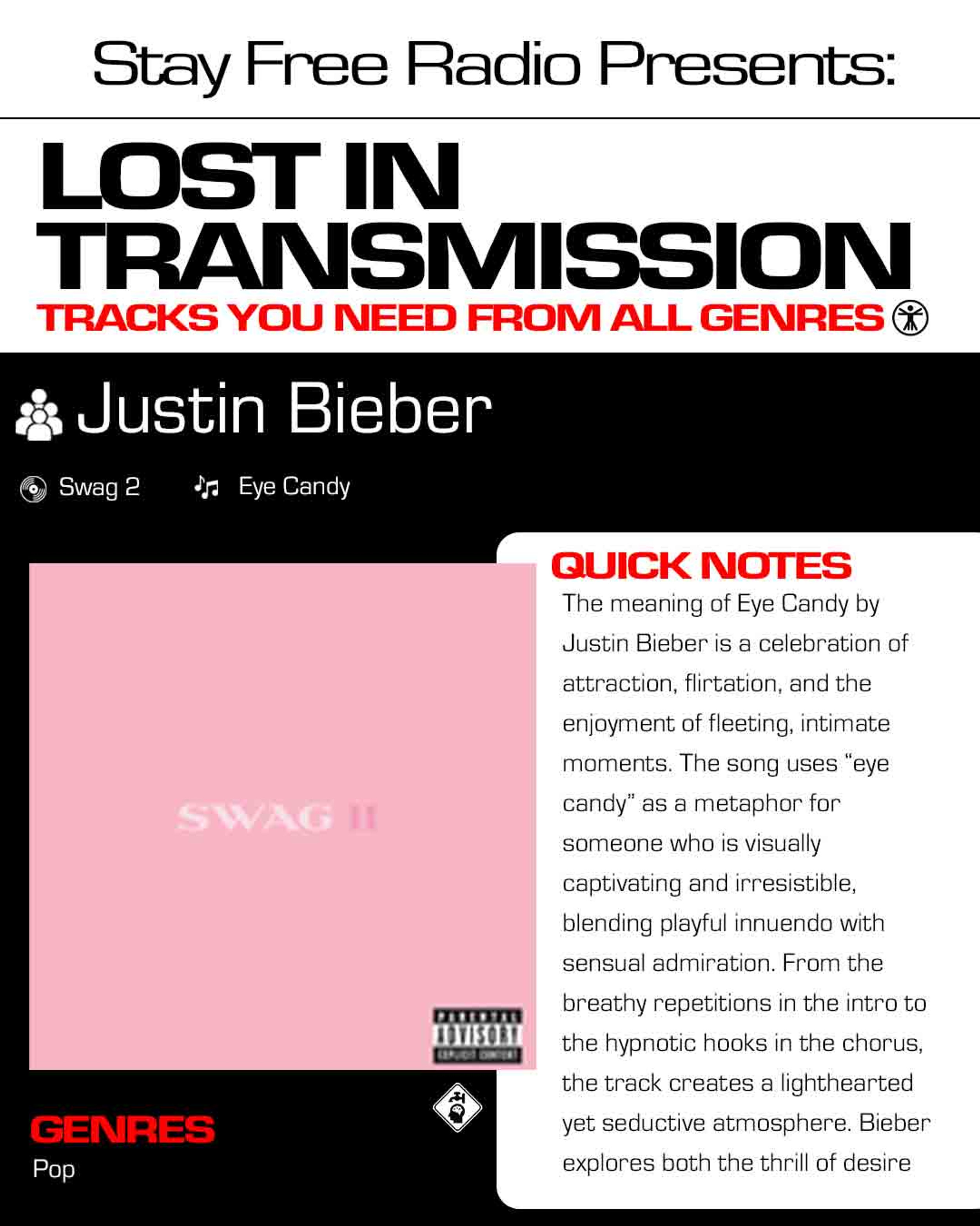 Justin Bieber Eye Candy Lyrics Meaning Explained