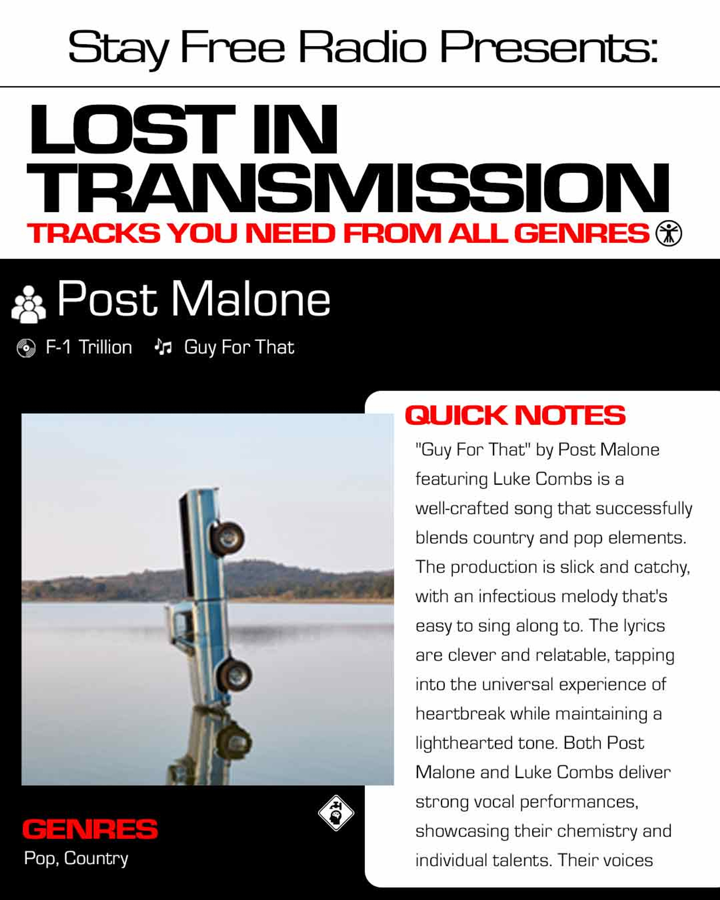 'Post Malone Guy For That Meaning and Review with Luke Combs'