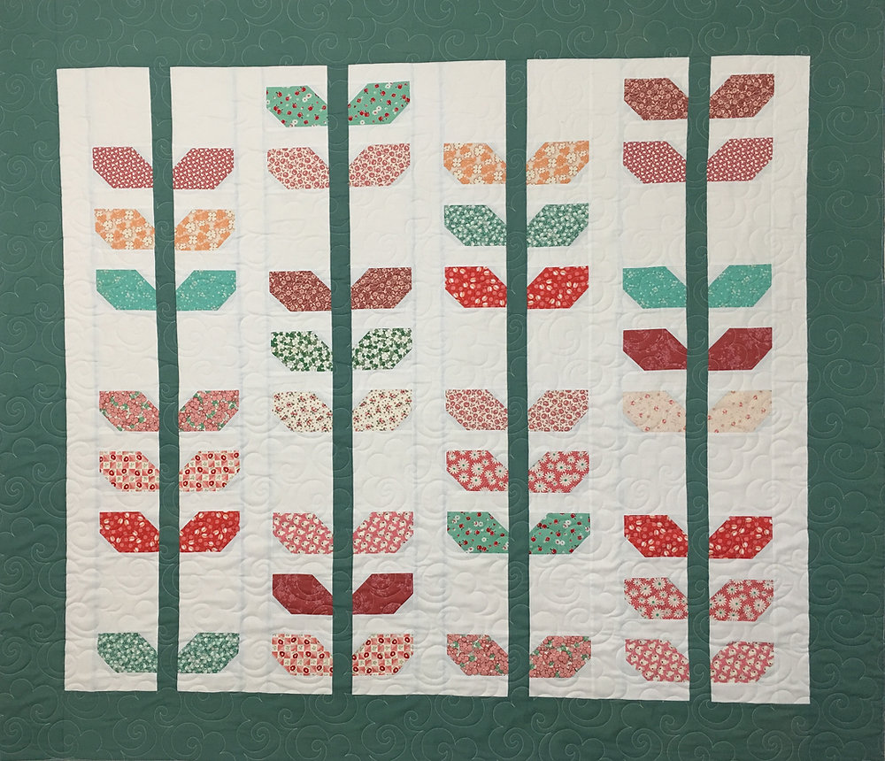 Elsa Murray 1930s Floral Baby Quilt