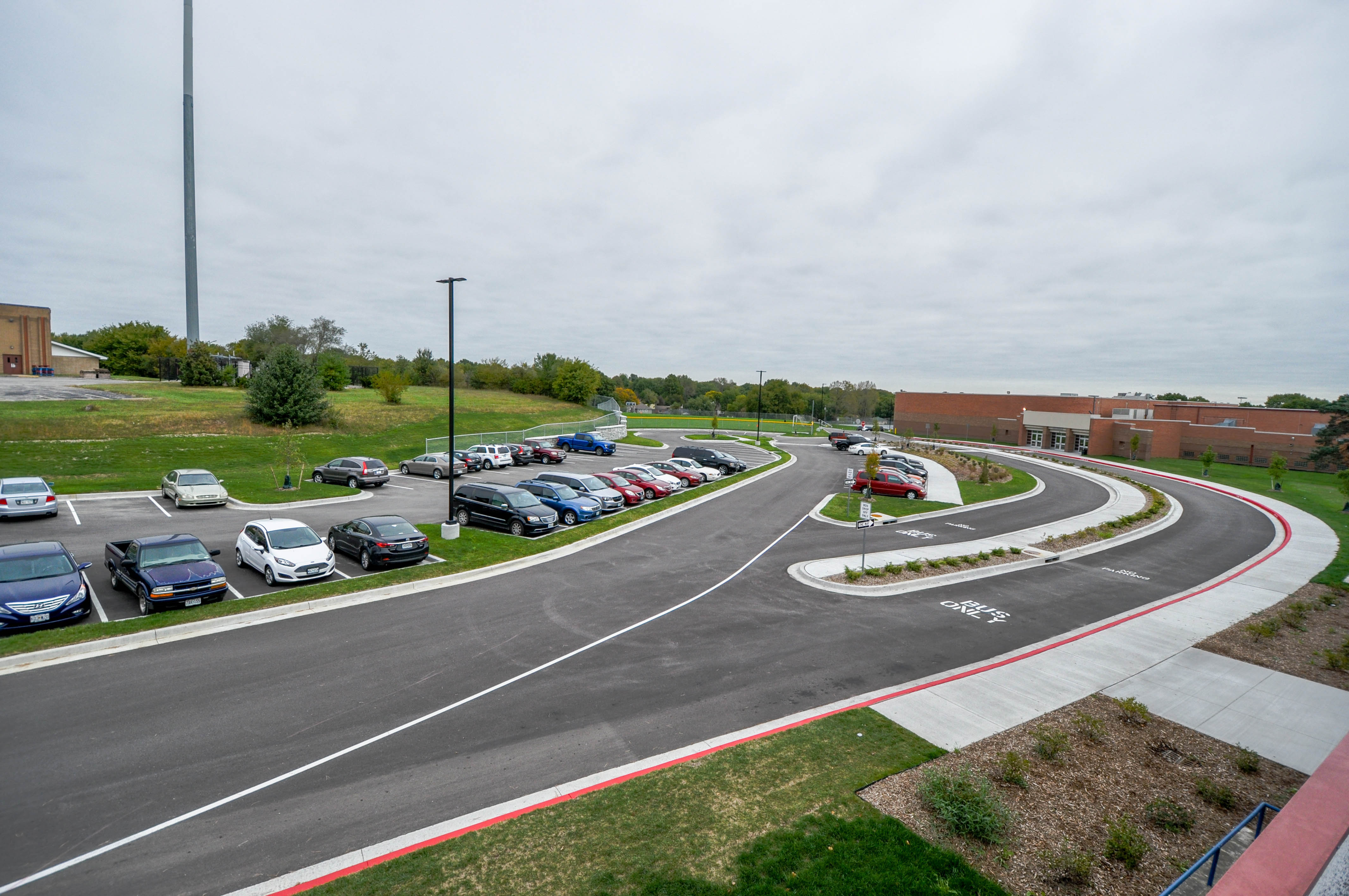 Grandview High School Bus Drop off and Parking Lot Reconfiguration