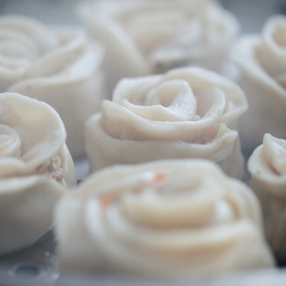 Rose Momo | Steamed Chicken Dumplings