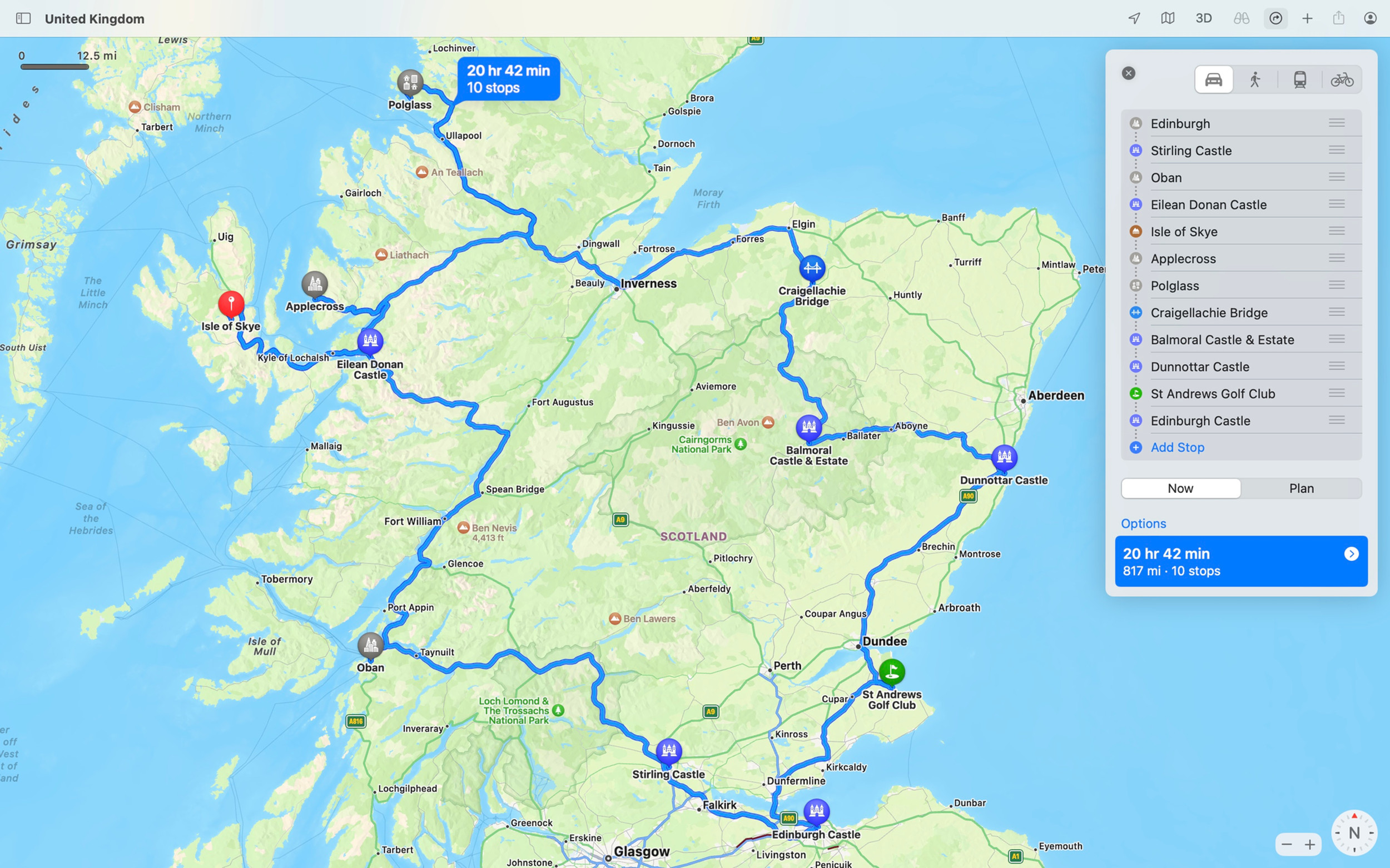 The Best Scotland Itinerary and Map with Must See Places and Things to Do