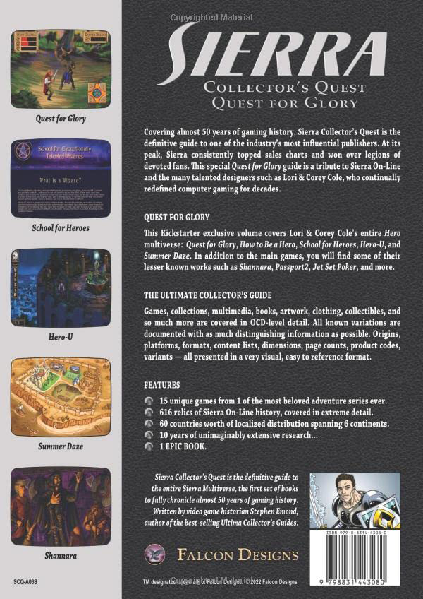 SIERRA COLLECTOR’S QUEST - QUEST FOR GLORY