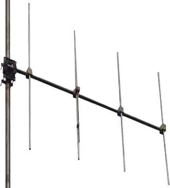 FM Yagi 4 elements antenna gamma match tuned | main
