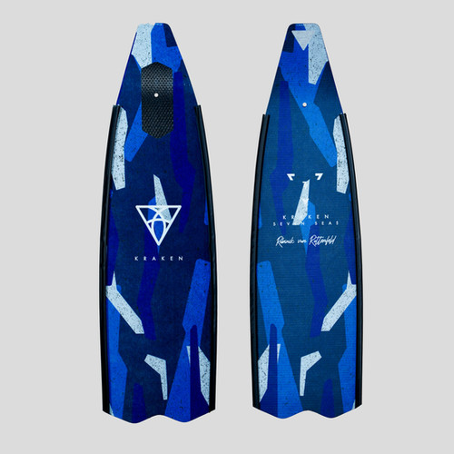 CAMO BLUE fin blades 2024 | Krakenplanet