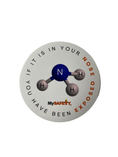 "Ammonia Exposure" Sticker | MySafety LLC
