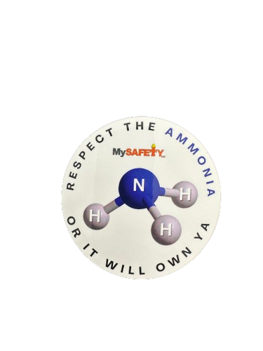 "Respect The Ammonia" Sticker | MySafety LLC