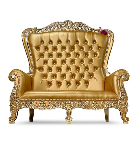 Throne Bench Gold | booklatitude.com