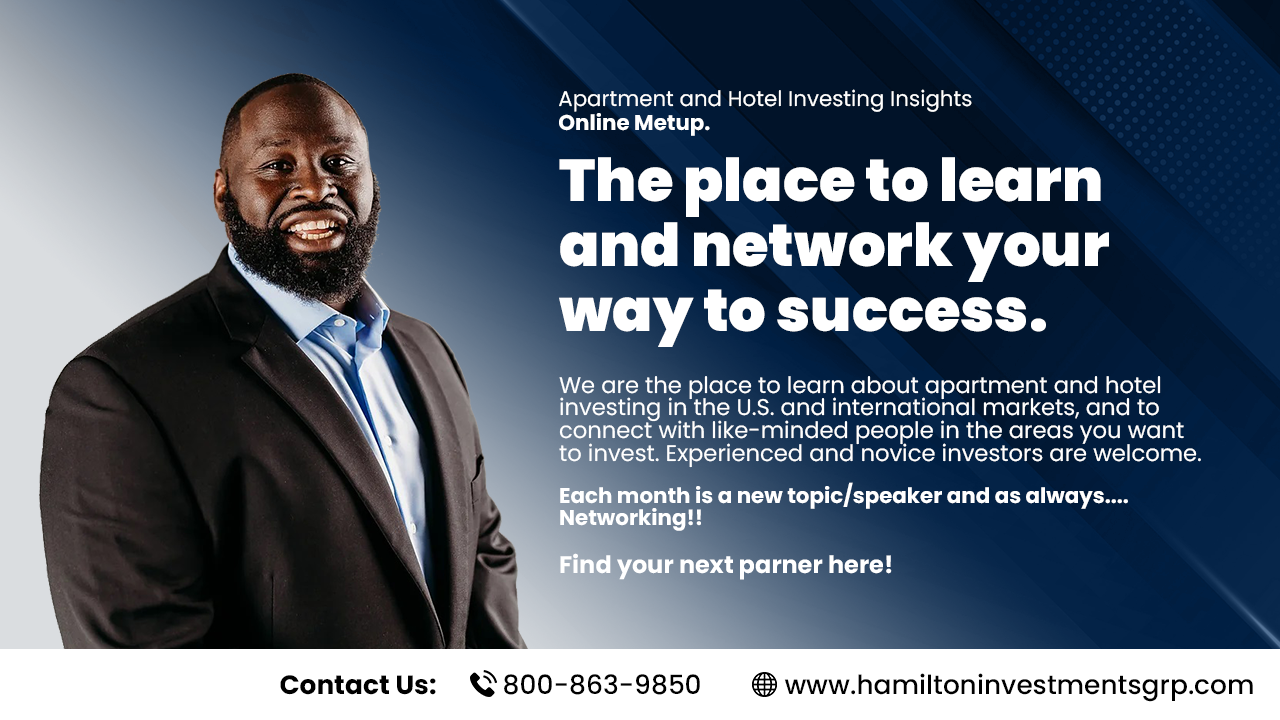 Apartment and Hotel Investing - US | Hamilton Investments