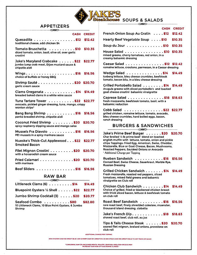 Bronx | Jake's Steakhouse New York