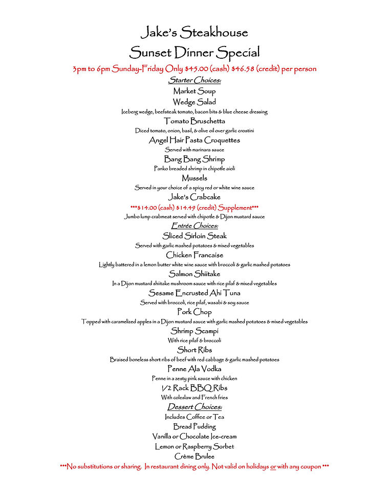 Bronx | Jake's Steakhouse New York