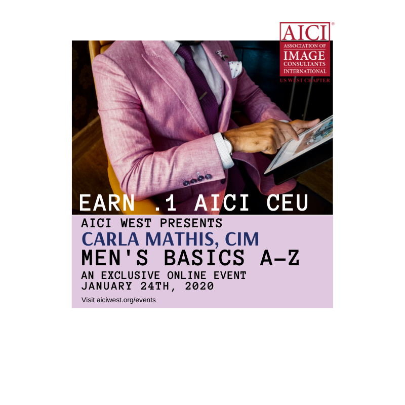 Men’s Basics— A to Z With Carla Mathis CIM