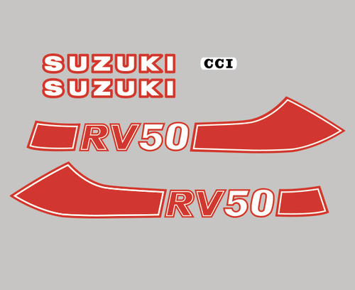 Suzuki RV50 stickers | bizzarestickers