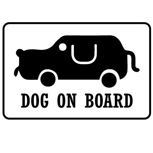 Sticker Dog on Board | bizzarestickers