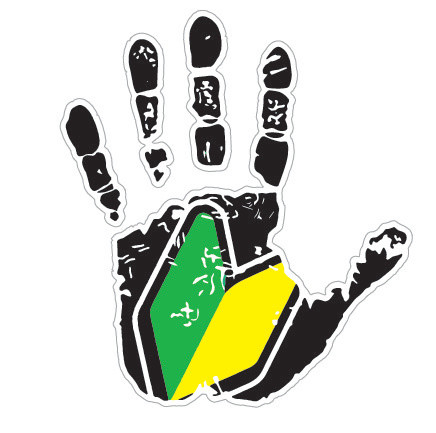 Sticker JDM Hand | bizzarestickers