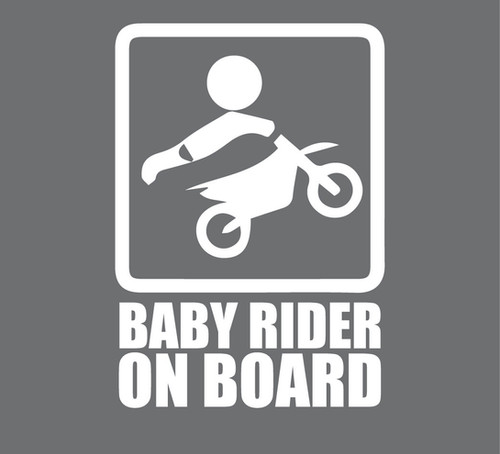Sticker Baby Rider on Board | bizzarestickers