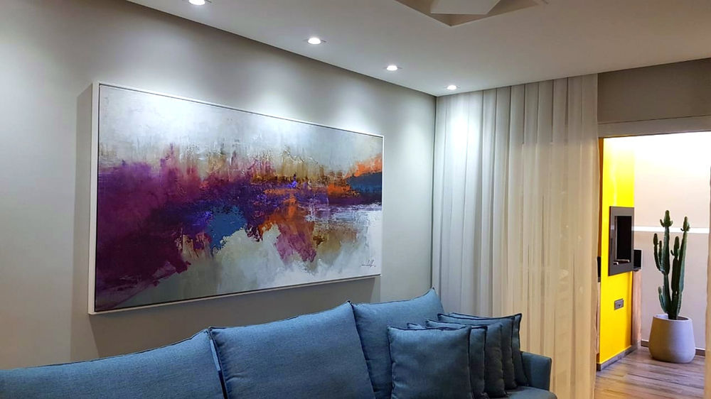 Tela Abstrata Grande Para Sala