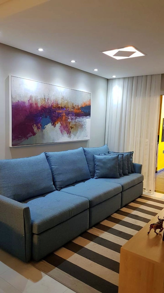 Tela Abstrata Grande Para Sala