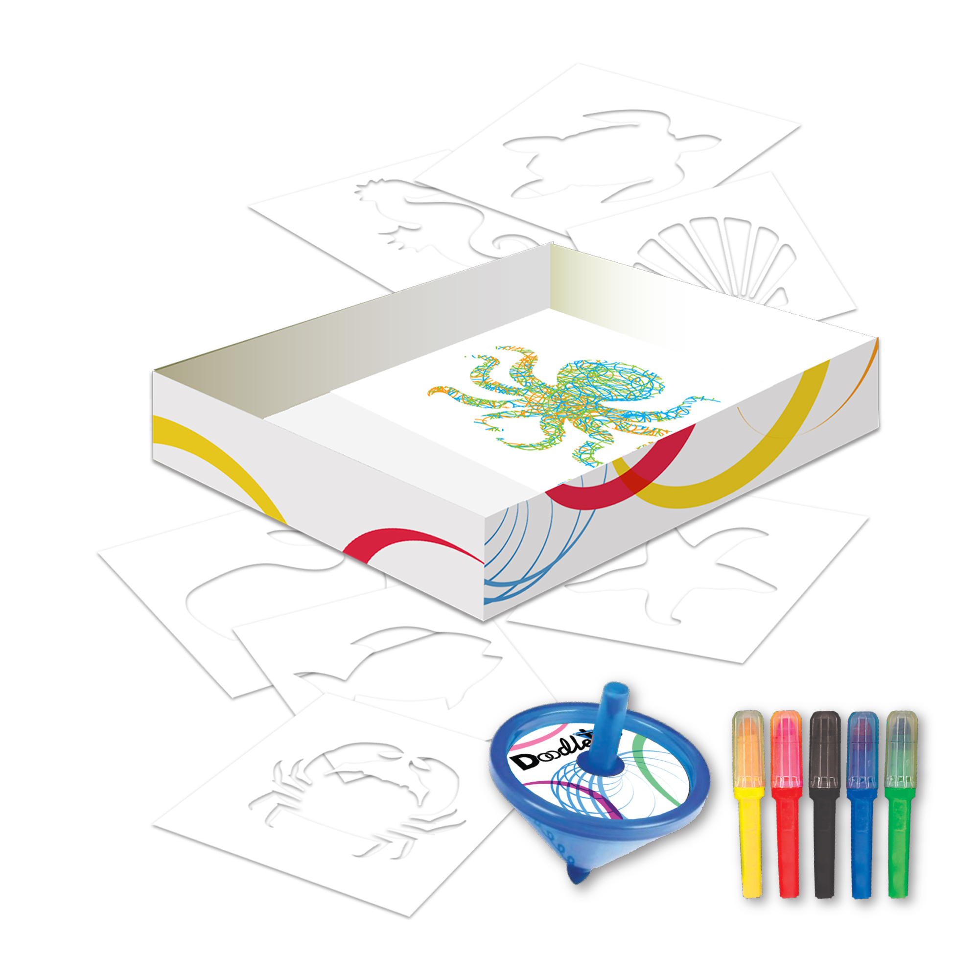 Doodletop Sea Life Stencil Kit | U-Create