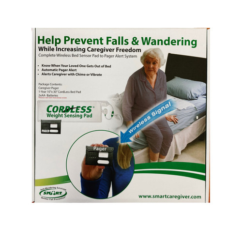 Cordless Bed Sensor Pad To Pager Alert System. | healthsaveralarms
