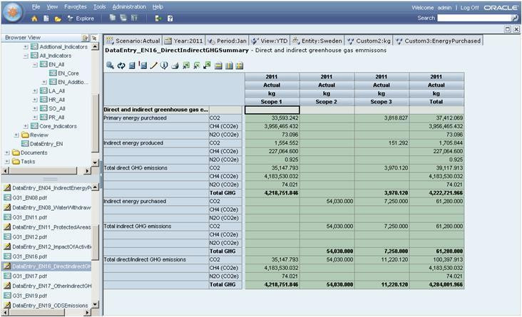 HFM (Hyperion Financial Management).