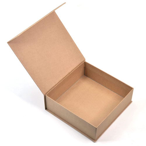 Kraft Flap open Rigid Box | Flap Open Magnetic Rigid Boxes