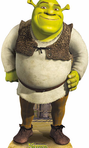 Shrek Cardboard Cut-out. | shrekmerch