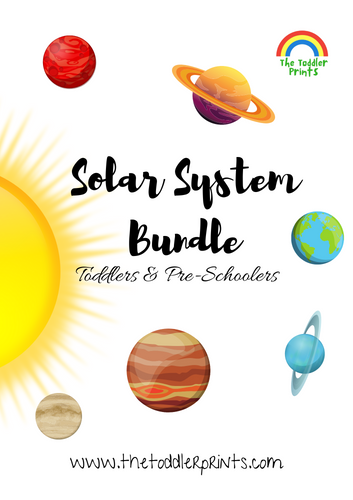 Solar System Bundle | The Toddler Prints