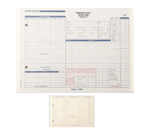 Repair Order Form | mysite-1