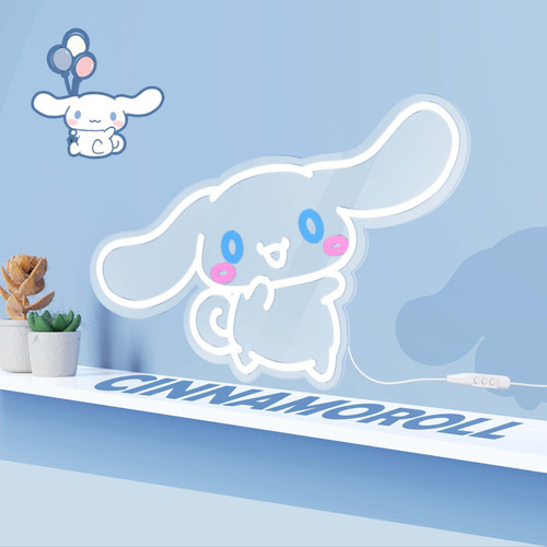 Sanrio Cinnamoroll Kawaii Anime Neon LED Neon Light For Home Decor ...