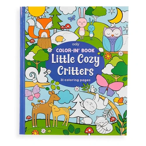 Color-in' Book: Little Cozy Critters | Create Studio Atx