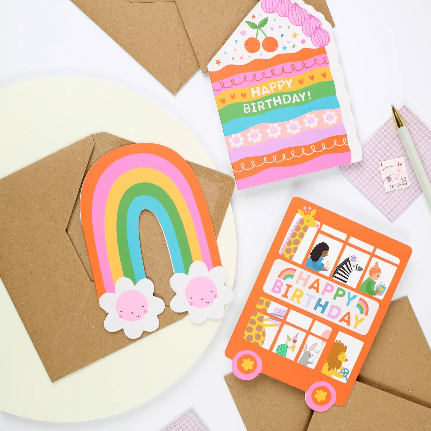 Birthday Bus Card | Create Studio Atx