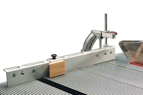 24" Aluminum Miter Gauge Extension with Stop Block | Shopsmith