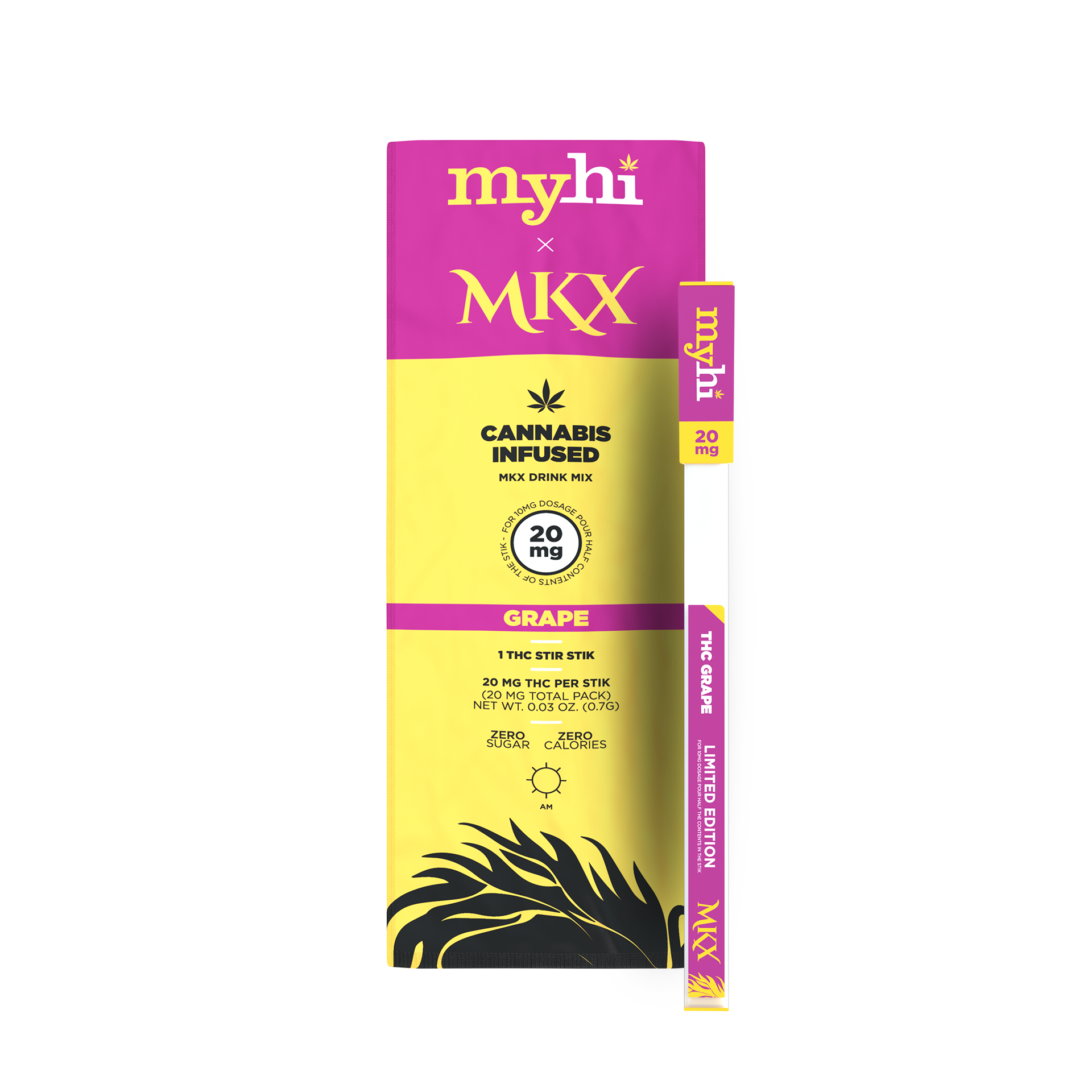 Single Pack Grape MyHi Packs by MKX Oil Co. | Discreet Water-Soluable ...