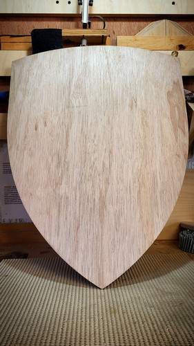 Medium Handmade Curved Wooden Heater Shield Blank for Medieval ...