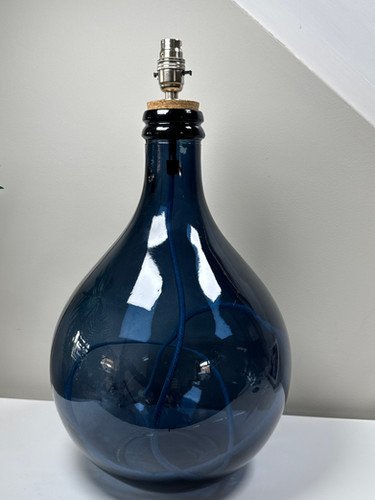 Gal Navy Blue Lamp Base | Thirty Three Interio